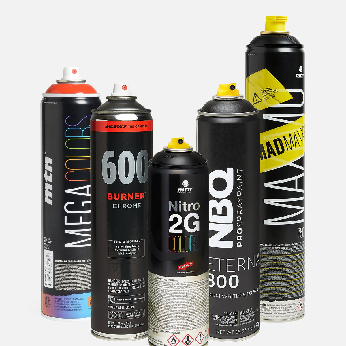 Action Spray Cans: speed and efficiency for graffiti writers