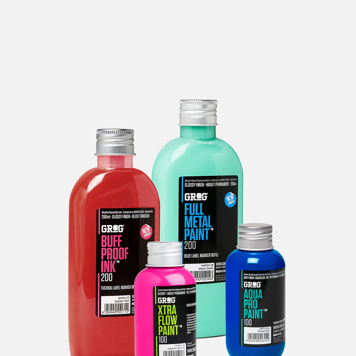 GROG Refills: Premium Ink & Paint for Squeezer™ and Cutter™
