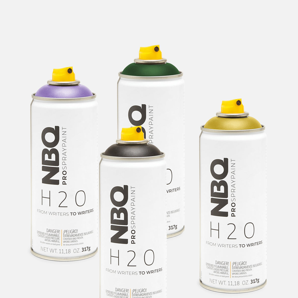 NBQ H2O: mastering precision with water-based spray cans