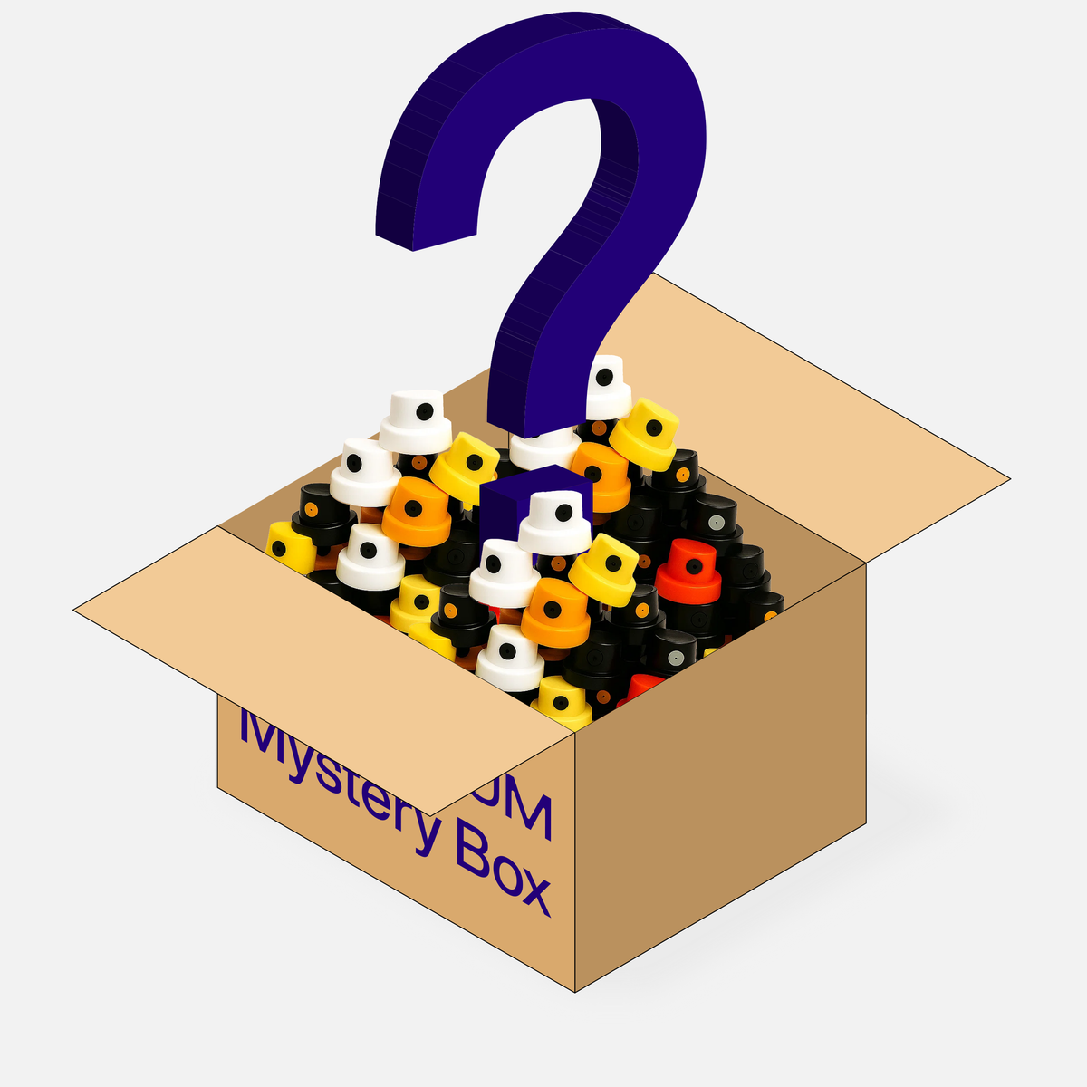 Cap Mystery Box 170 Pz. Selezione Essenziale Di Spray Cap